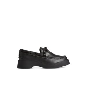 Womens black sperry boat shoes store