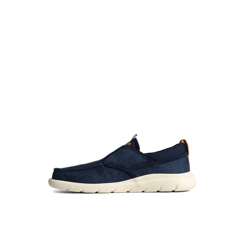 Sperry navy slip ons store