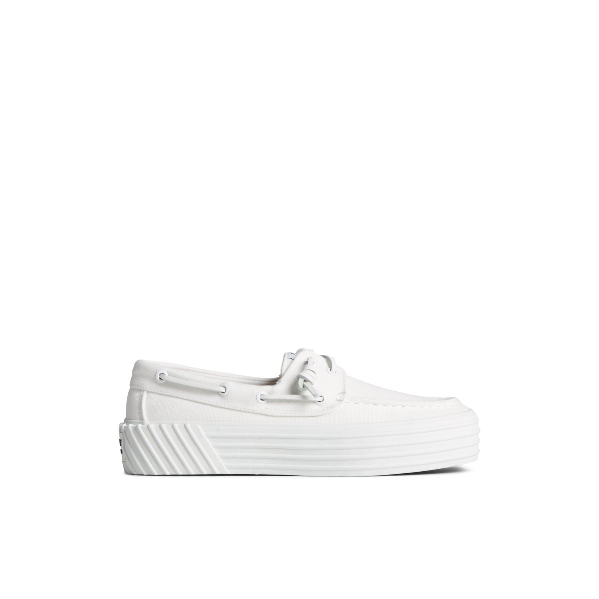 Crestboatplt wm White Women s SeaCycled Sperry Canada