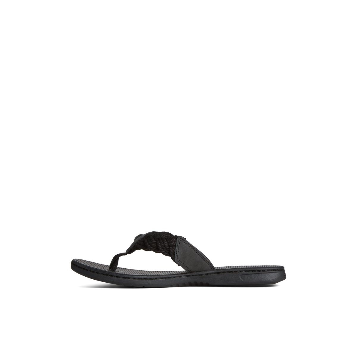 Parrotfish Braid Sandal Black Women's Sandals | Sperry Canada
