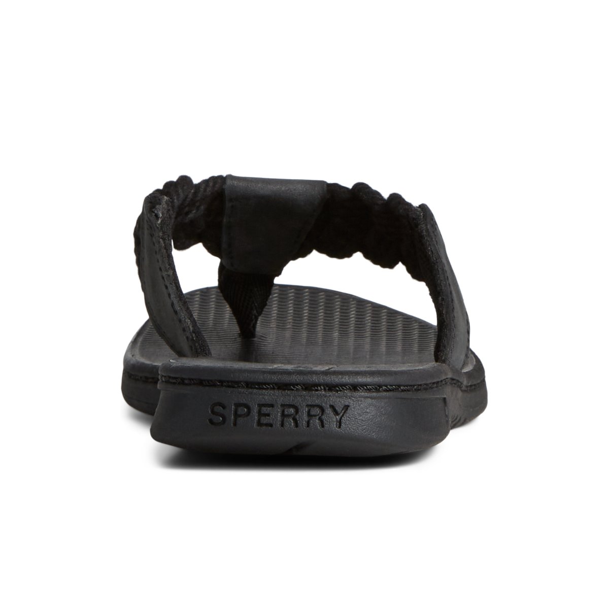 Parrotfish Braid Sandal Black Women's Sandals | Sperry Canada