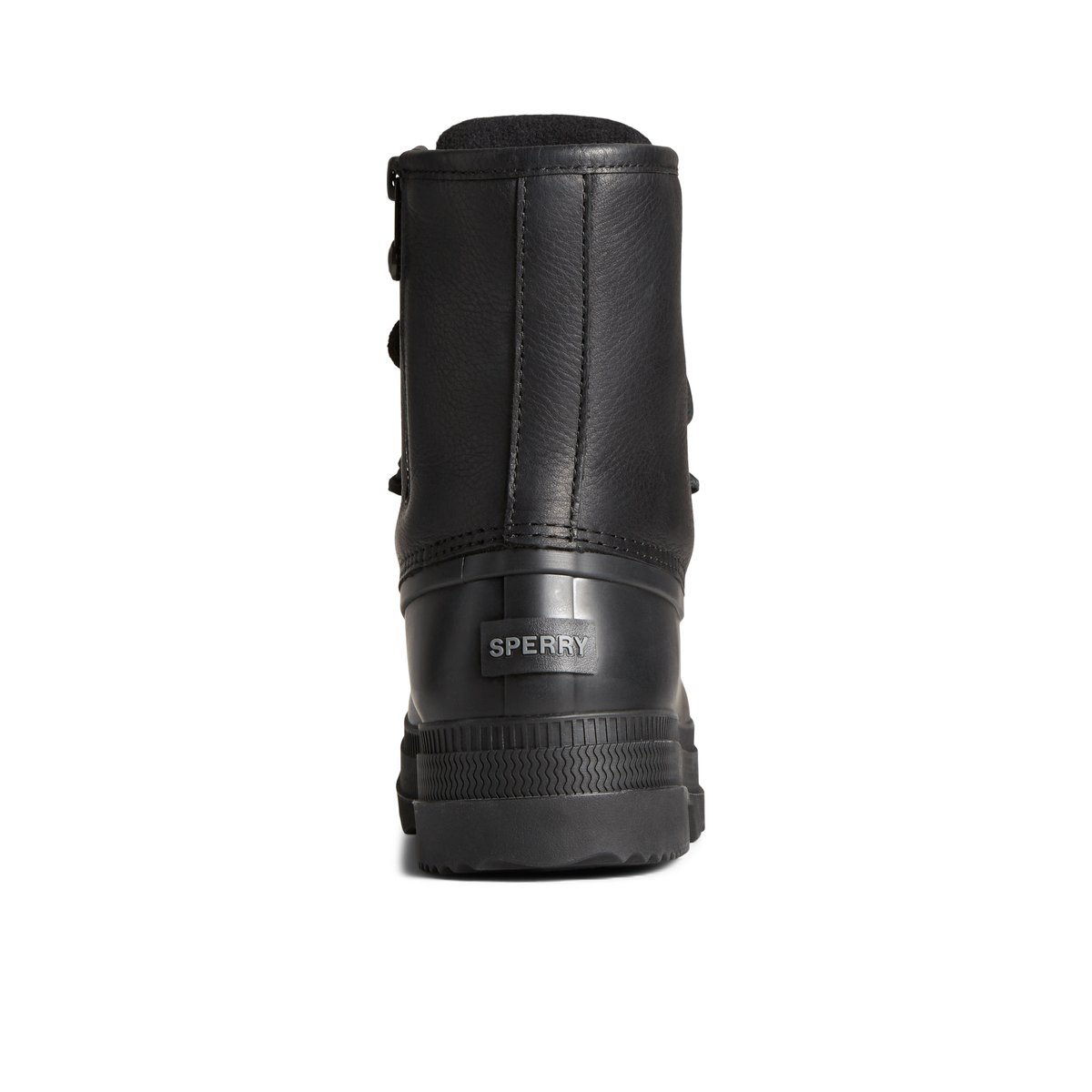 Sperry boots all black store