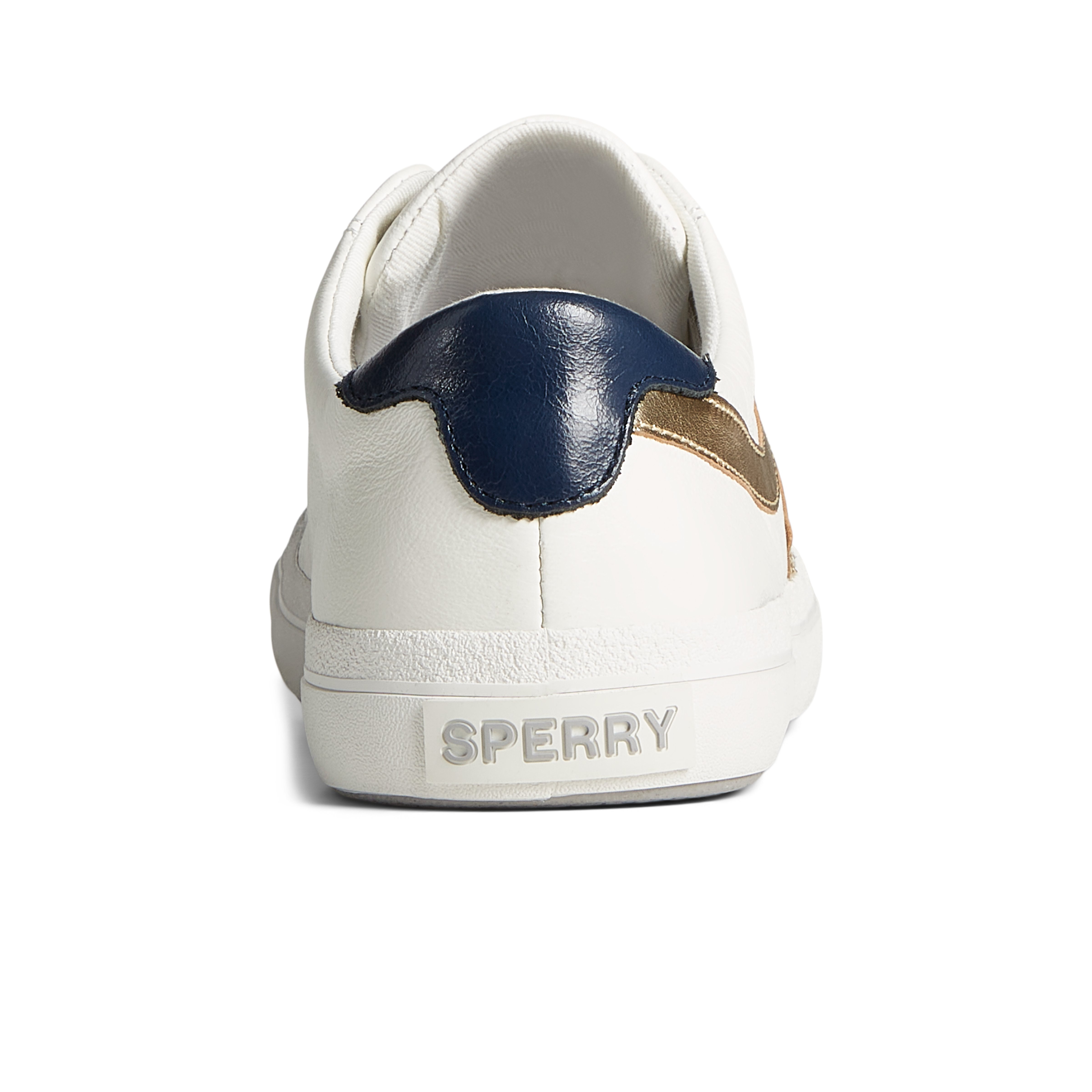 Sandylttdtcm_wm White Leather Smooth Women's Sneakers | Sperry US